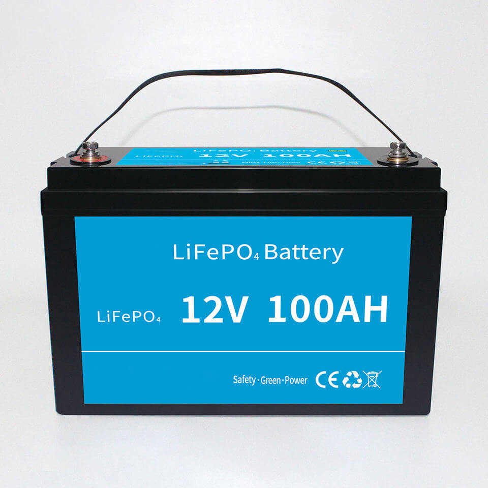 lifepo4 Lithium Iron Phosphate Battery Pack 12v 100ah with bms for RV ...