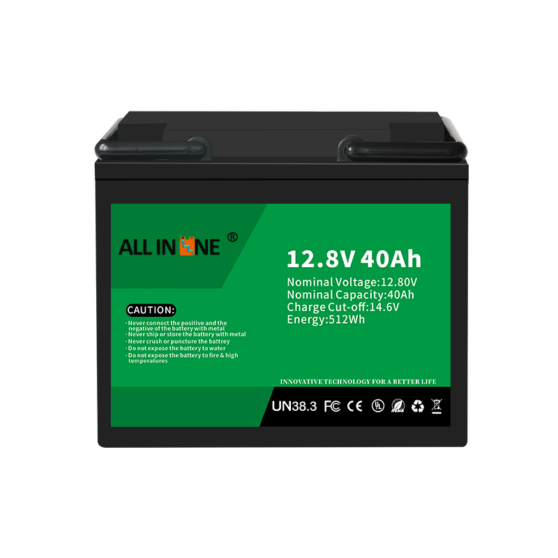 12.8V 40Ah LiFePO4 Lead Acid Replacement Lithium ion Battery Pack 12V 40Ah - Ainbattery.com