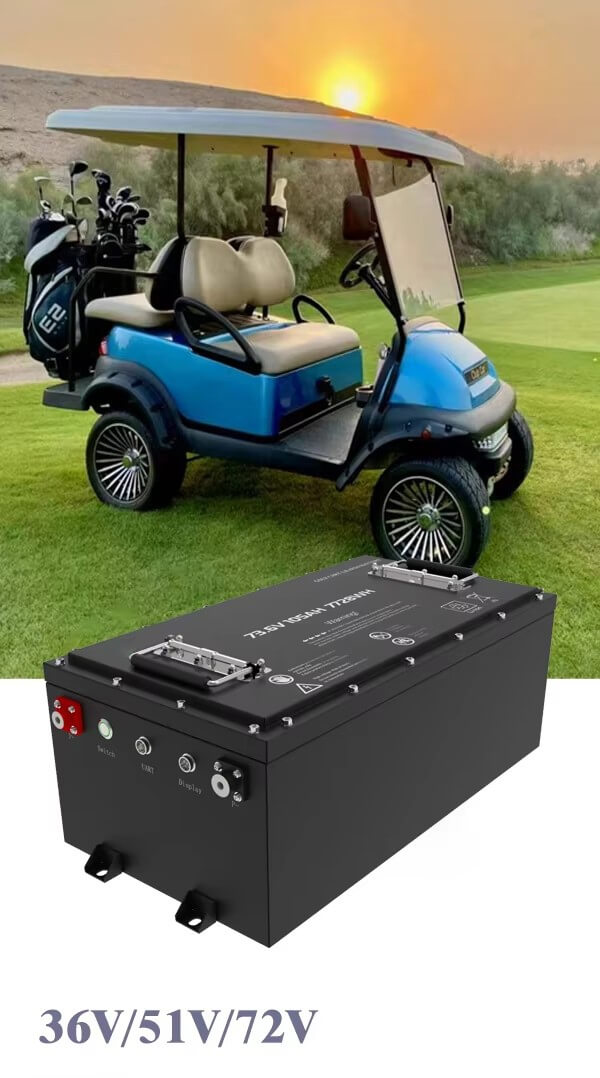 Customized lifepo4 battery pack 72v 100ah golf cart lifepo4 battery ...